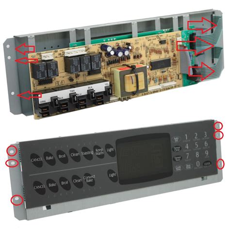 How Do You Remove Install OVEN CONTROL BOARD On Maytag Stove Mod MER BAW