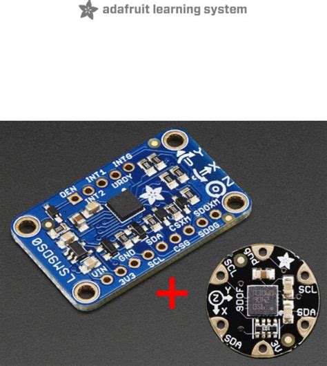 Lsm9ds0 Accelerometer Gyro Magnetometer Breakouts By Adafruit Industries Llc Datasheet Digikey