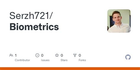 github serzh721 biometrics