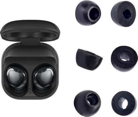 Memory Foam Ear Tips Voor Samsung Galaxy Zwart Buds Maten S M L In Ear Bol Com