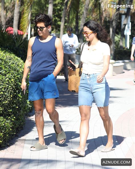 Camila Mendes Flaunts Her Sexy Stunning Figure At Miami Beach Party AZNude