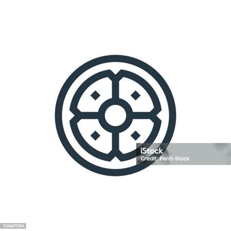 흰색 배경에 격리된 보호 벡터 아이콘입니다 개요 웹 사이트 디자인 및 모바일 응용 프로그램 개발을위한 얇은 라인 쉴드 아이콘 얇은 선 쉴드 윤곽선 아이콘 벡터 일러스트레이션