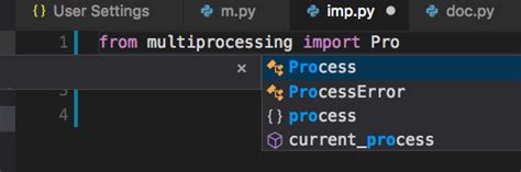 From Multiprocessing Import Process Not Found In Autocomplete · Issue