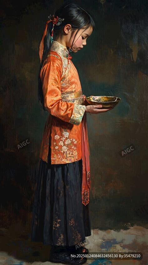Ai创作图古典小女孩 汉服小姑娘 小宫女 穿汉服的小姑娘 新中式女孩 小朋友油画 小丫鬟 油画少女 侍女书童 汉服小女孩 油画人物 古代小女孩 古风小女孩 古代丫鬟 古代大户人家小姐nipic