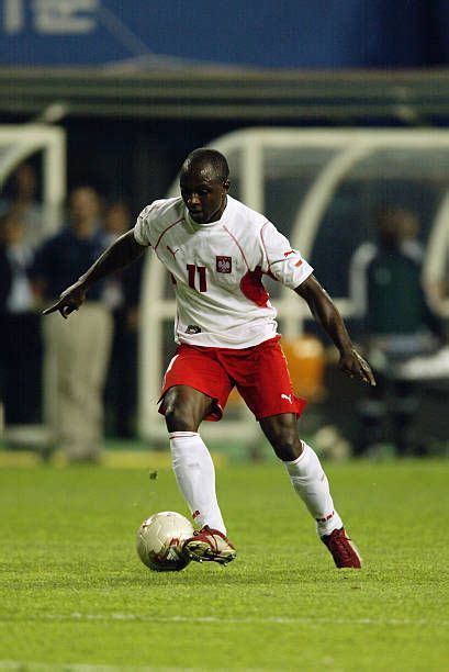 Emmanuel Olisadebe Of Poland In Action During The Poland V Usa Group