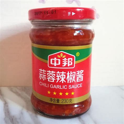 1拍2瓶中邦蒜蓉辣椒酱230g 2甜辣酱蒜蓉酱下饭菜调料广东省特产 虎窝淘