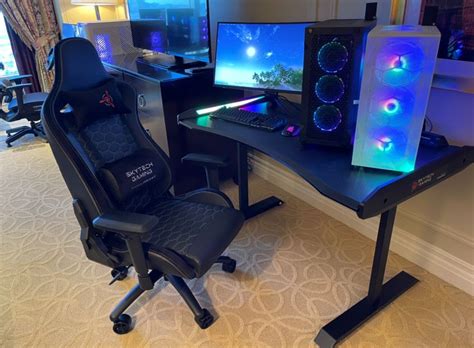 Duncan Wu Tao Kai Wu On Linkedin New Product Launch Skytech Gaming Desk Mars120 Skytech