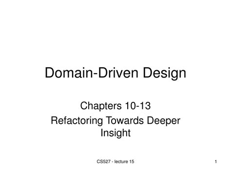 PPT Domain Driven Design PowerPoint Presentation Free Download ID 5391696