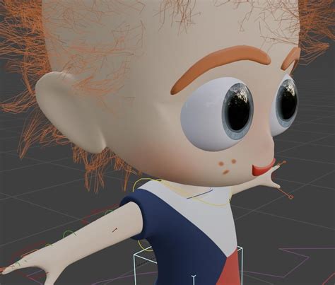 Tiny Eye Iris Detaching From Rigged Character R Blender