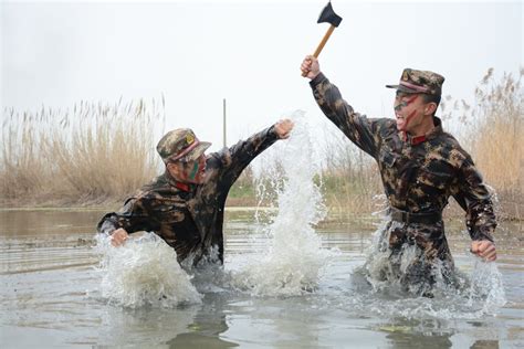 Chinese Paramilitary Police Train On Land Water — Even Mid Air Cbc News