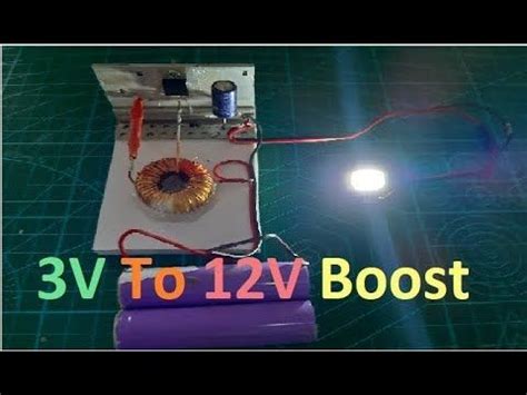 DIY Simple Boost Converter Circuit DC V To DC V Converter YouTube Electronic Circuit