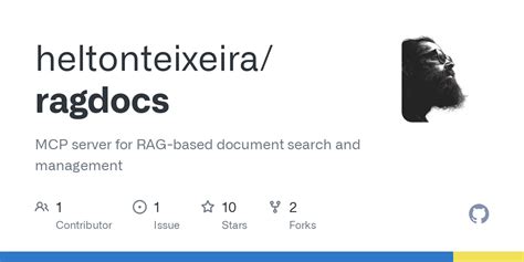 Github Heltonteixeiraragdocs Mcp Server For Rag Based Document Search And Management