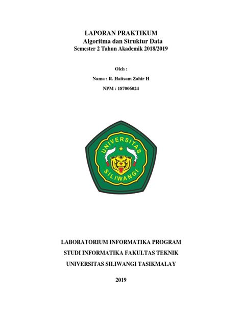 Latihan Uas Algoritma Dan Struktur Data Pdf