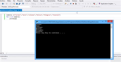 Ciclo O Bucle For In En Python 3 8 2 Con Visual Estudio 2019 Articulos De Programacion En