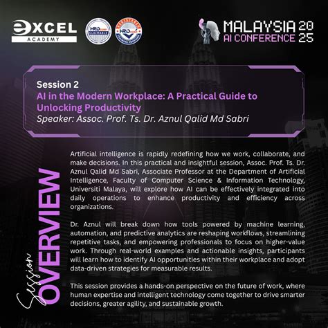 Excelacademy Malaysiaaiconference2025 Artificialintelligence Aifutureofwork
