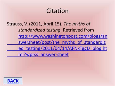 Standardized Testing And Education Pptx