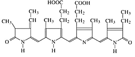 Chemical Structure Of Phycocyanobilin Download Scientific Diagram