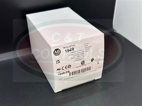 Allen Bradley 194r Pb 194r Black Padlockable Handle New In Box Usa