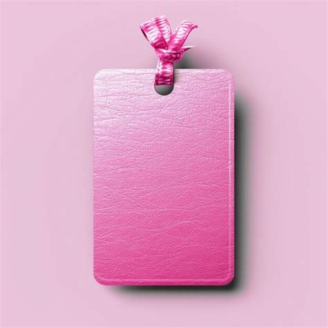 Premium AI Image A Pink Notebook With A Ribbon Tied Around It And A Ribbon Tied Around It