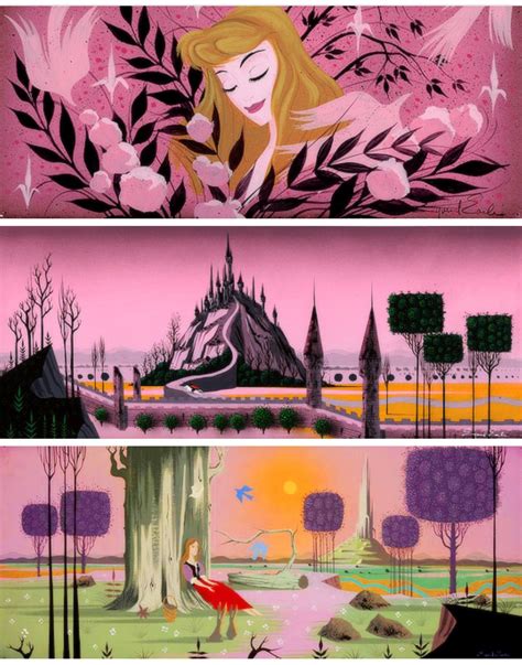 Eyvind Earle Concept Art For Walt Disneys “sleeping Beauty” 1959