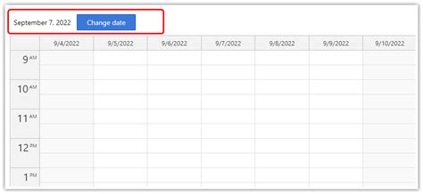 React Calendar With Date Picker Open Source DayPilot Code