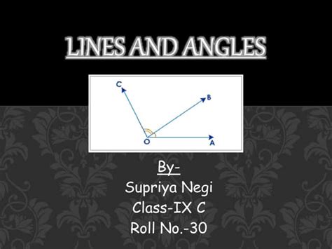 Lines And Angles Notes Pdf Class 9th Lines And Angles Notes Pdf