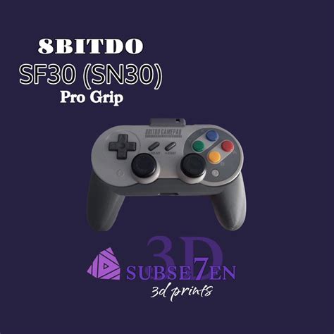 8bitdo Sf30 Sn30 Pro Grip 3d Printed Shopee Philippines