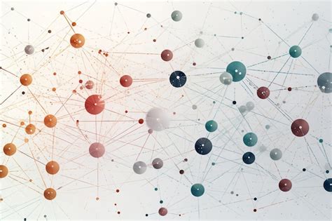 Premium Ai Image A Clean And Organized Network Diagram Composed Of Interconnected Dots