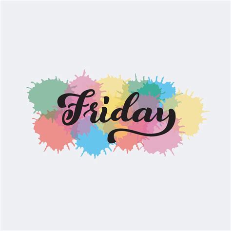 Friday Word Art
