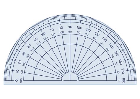 40 Free Printable Protractor Templates Printaboles
