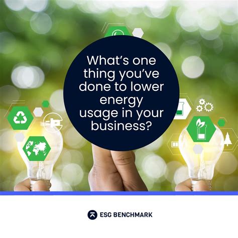 Esg Esgbenchmarking Environment Sustainability Energyuse Esg Benchmark Group
