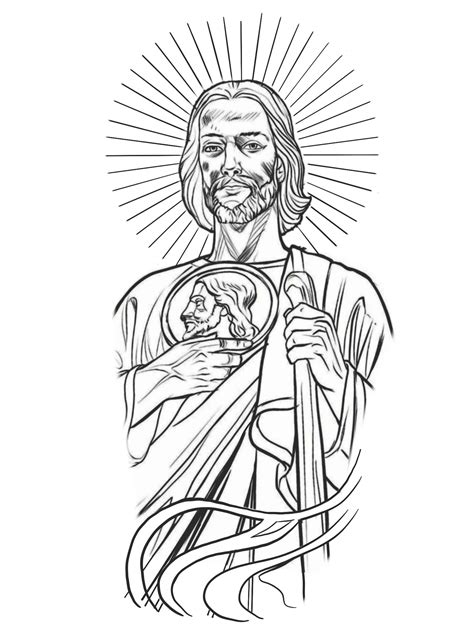 San Judas Tattoo Drawing Drawing Improvement Challenges