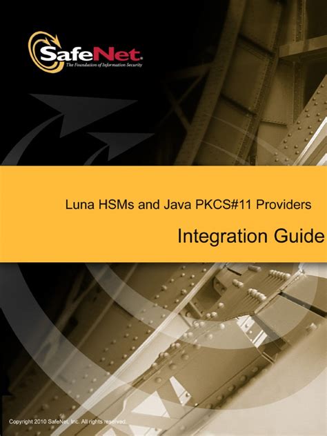 007 011101 001 Luna Hsms And Java Pkcs11 Providers Integration Guide