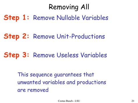 context free grammars simplification pptx programming languages