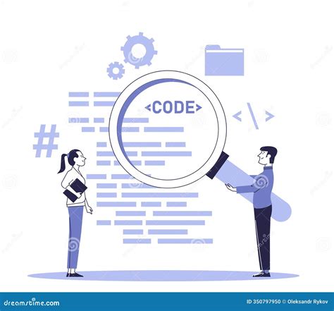 The Process Of Code Verification Software Correction Stock
