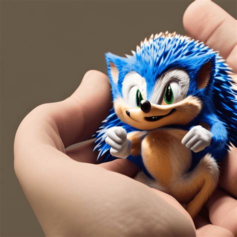 Sonic The Hedgehog Realistico Realistic Sonic The Hedgehog