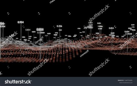 Big Data Visualization Abstract Structure For Science Or Technology Background 3d Illustration