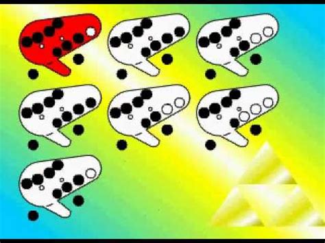 6 Hole Ocarina Finger Chart