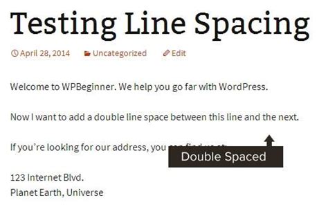 How To Add A Line Break In WordPress New Line Spacing Ads