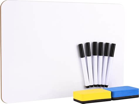 Zuimei Dry Erase Whiteboards A4 Size Small Double Sided White Boards