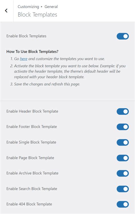 Block Templates Module AThemes Knowledge Base