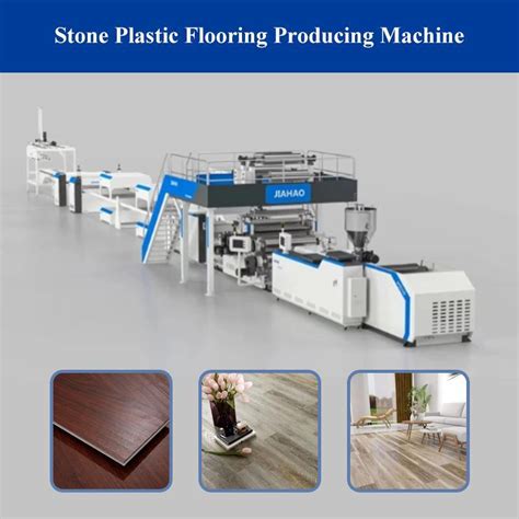 Spc Flooring Production Line Machine And Plastic Machine