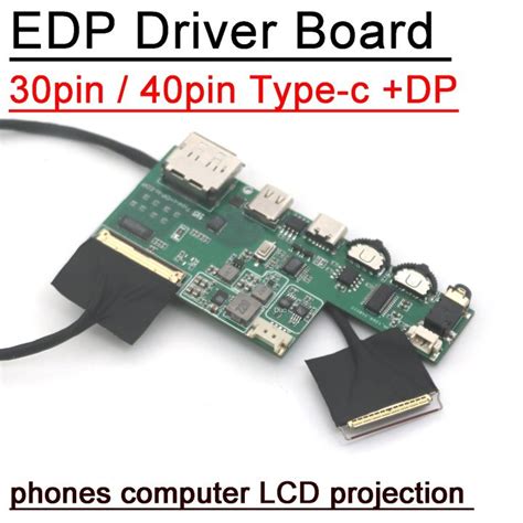 Usb Type C Dp To Edp Driver Board Edp Signal Lcd Projection Screen 2k 4k 2lan 4lan 165hz 60hz F