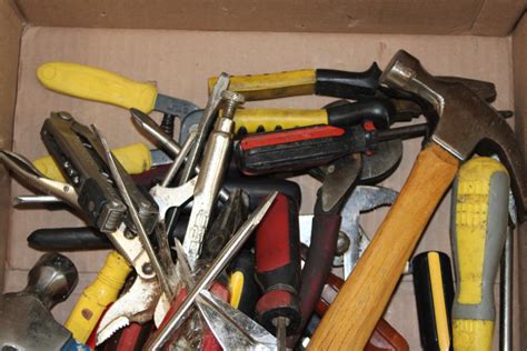 Assorted Hand Tool Lot 15 Pieces Property Room