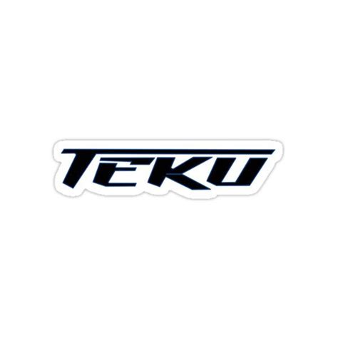 Teku English Logo Bordered Classic T Shirt Sticker For Sale By