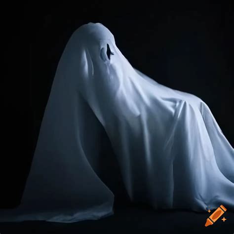 Fox Wearing A Spooky Bedsheet Ghost Costume For Halloween On Craiyon