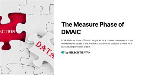 The Measure Phase Of Dmaic