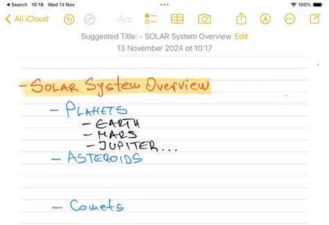 The Outlining Method Of Note Taking For Learning Sutevski
