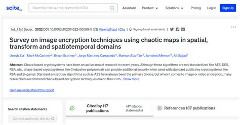 Survey On Image Encryption Techniques Using Chaotic Maps In Spatial Transform And