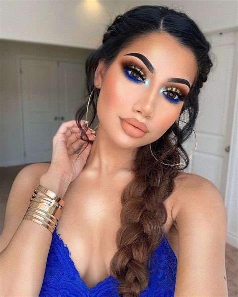 Royal Blue And Gold Makeup Atelier Yuwa Ciao Jp